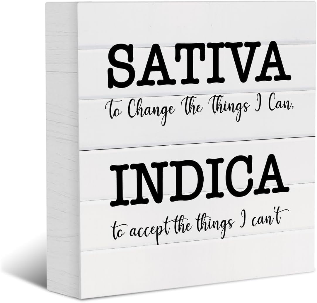 Wooden Box 7x7 Inch Inspirational Quotes Decor Encouragement Rustic ...