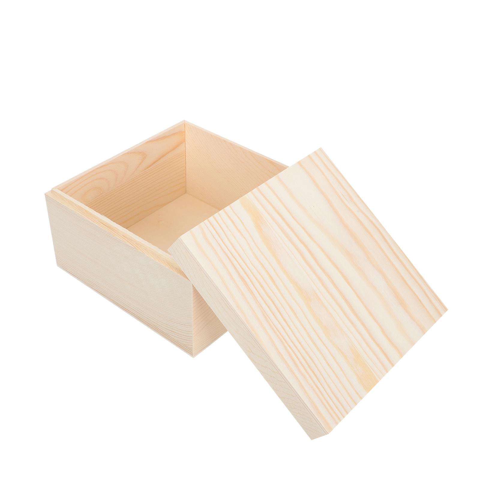 KALLORY Wedding Keepsake Box Beige Wooden Storage Container Small ...