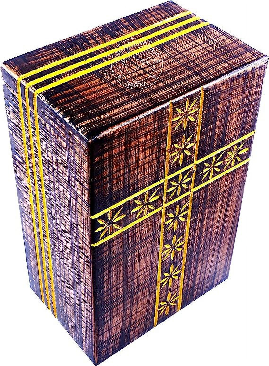 Wooden Box Funeral Cremation Urns for Human Ashes Adult Large, Rosewood ...
