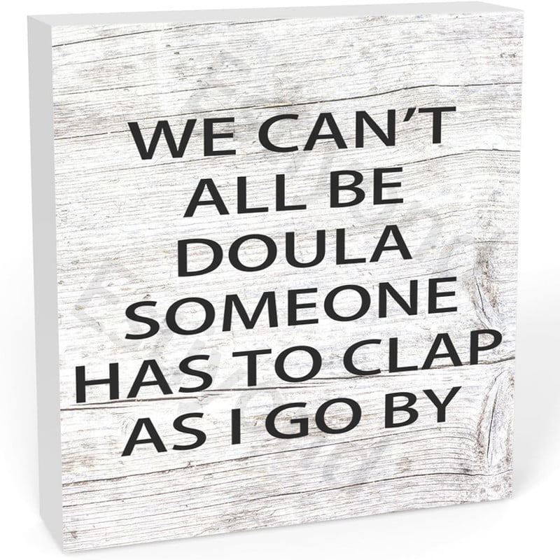 Wooden Box Sign Home Desk Decor 5 X 5 Inch Rustic We Can T All Be ...