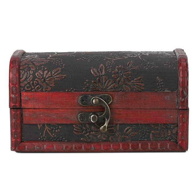 Wooden Box with Hinged Lid Acacia Wood Decorative Storage Boxes Hand ...