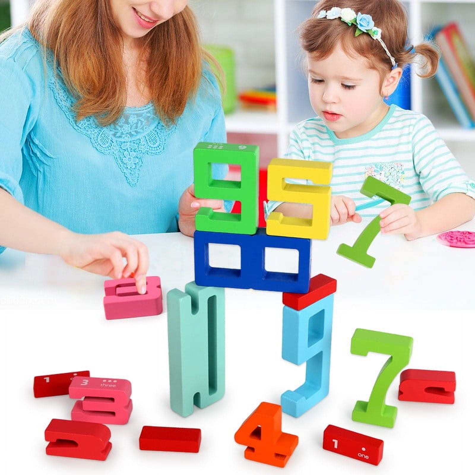 Wooden Brain-Burning Number Puzzle - Early Learning Math Toy for Kids ...