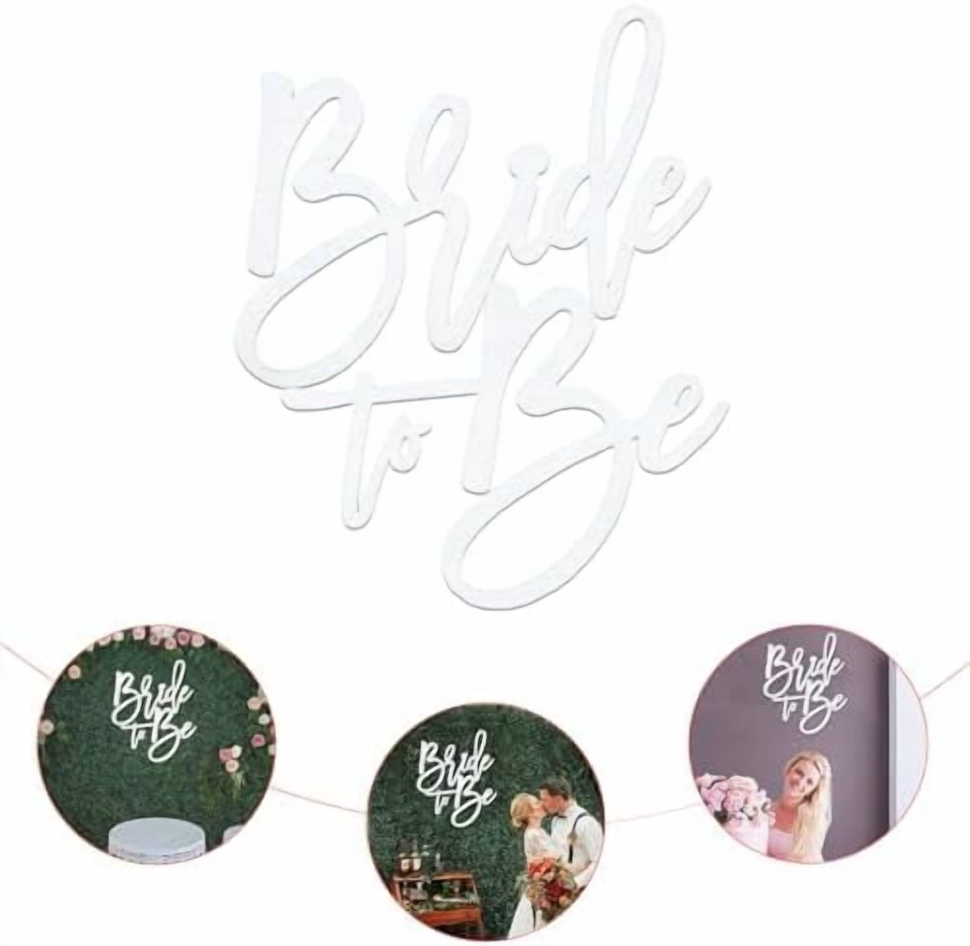 Wooden Bride to Be Sign White Wood Bridal Shower Sign for Bachelorette ...