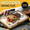 Wooden Brown Steak Plate by Chefs Unique - Serving Platter - Walmart.com