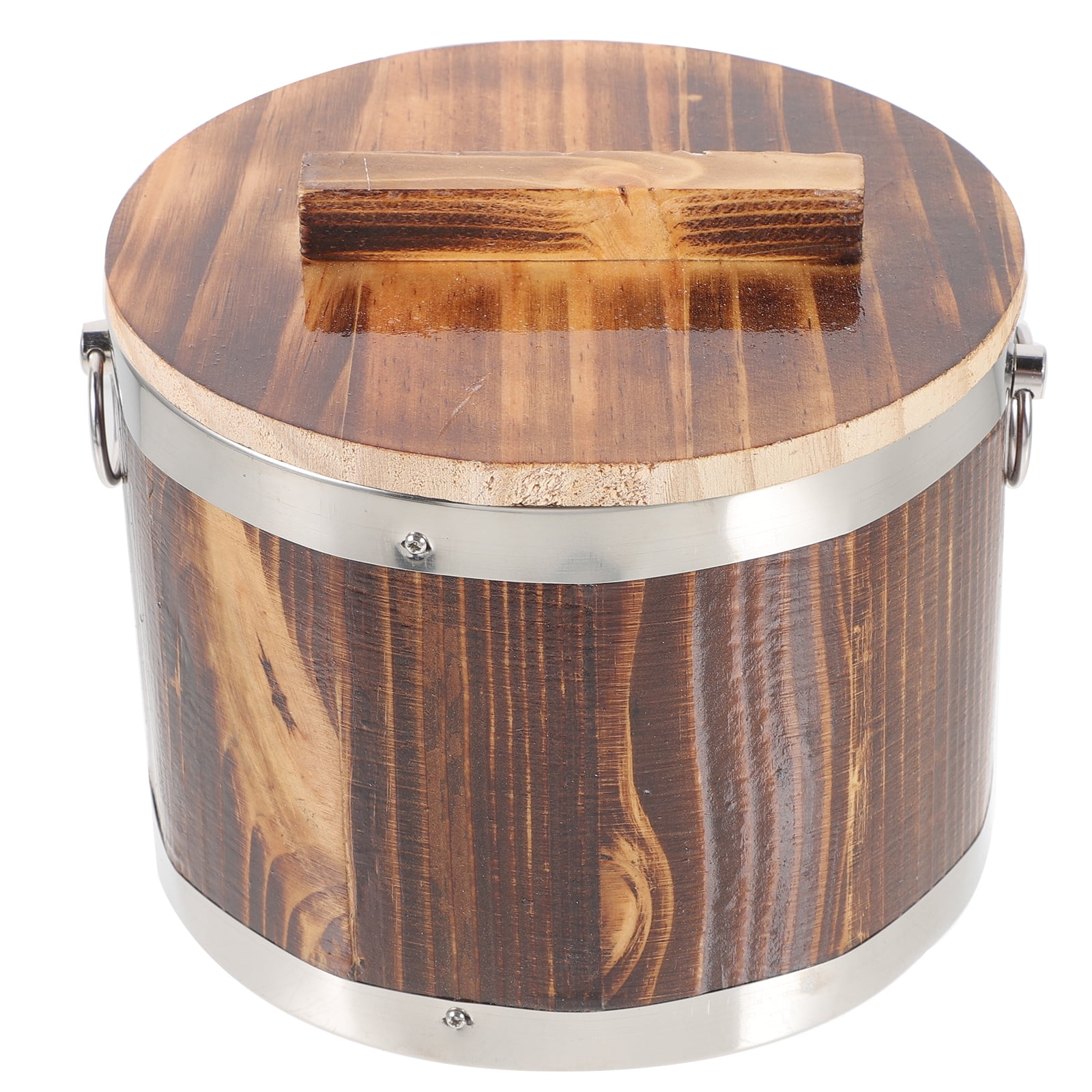 Wooden Bucket Sushi Rice Container Cooked Rice Bucket Wood Cooked Rice ...
