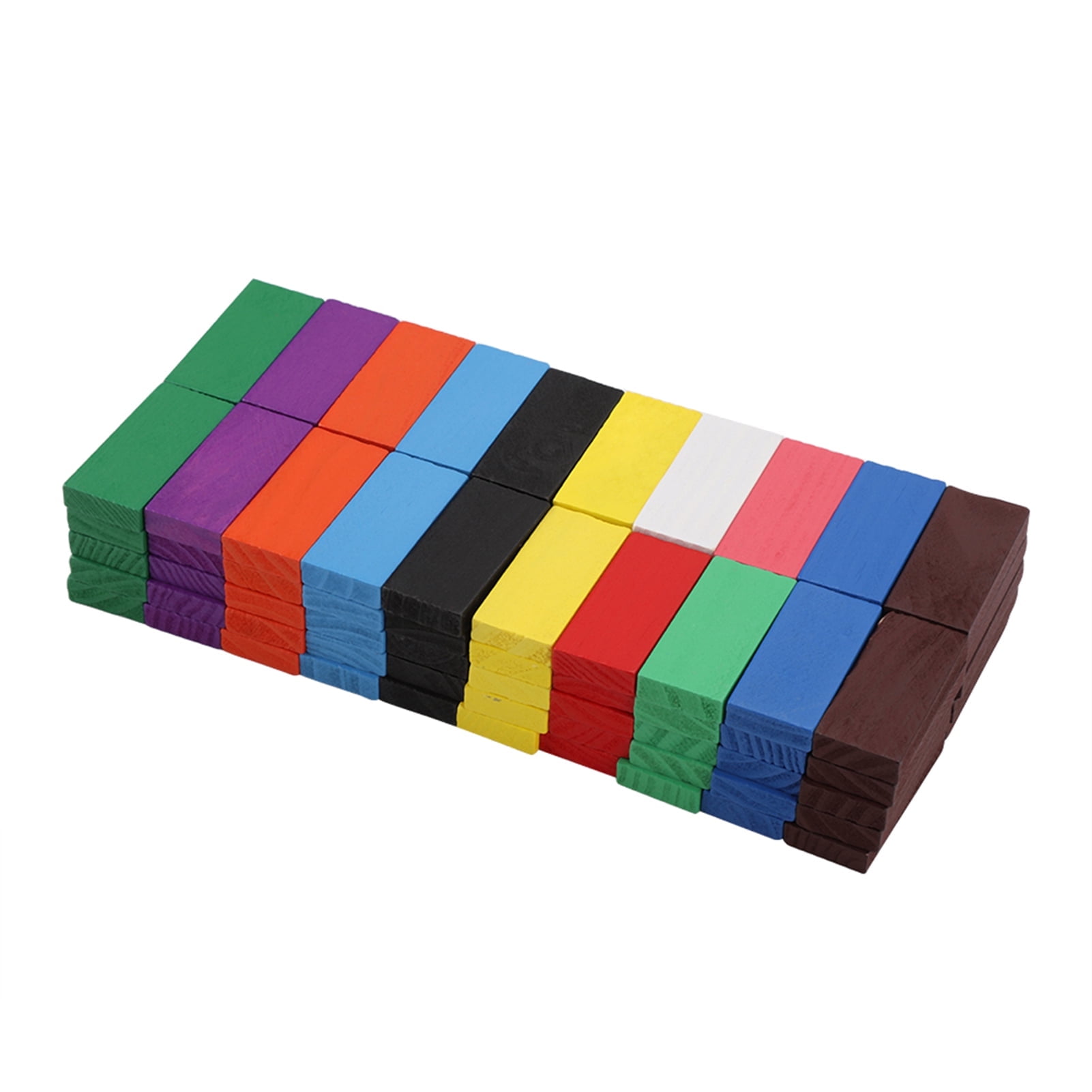 Wooden Building Blocks Stacking Game ,100PCS Rainbow Counting Blocks ...