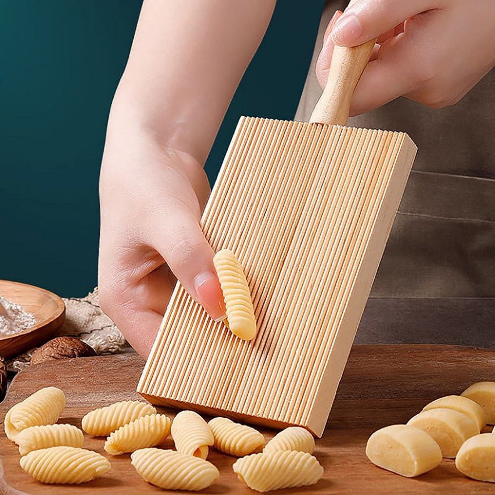 Wooden Butter Table and Popsicles Wooden Garganelli Board Natural Wood ...
