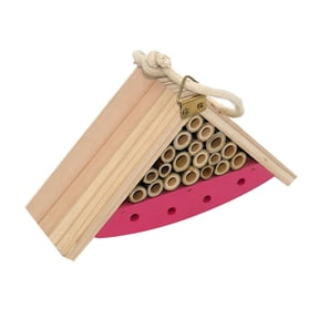 Evergreen Bird House, Nordic Bee & Butterfly House,4.5x6.5x14 Inches ...
