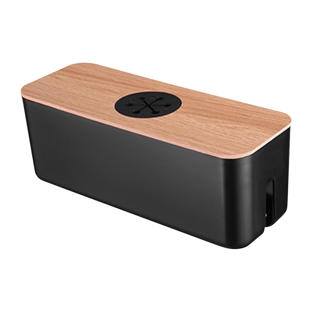Wooden Cable Storage Box Wire Case Socket Cable Management Device ...