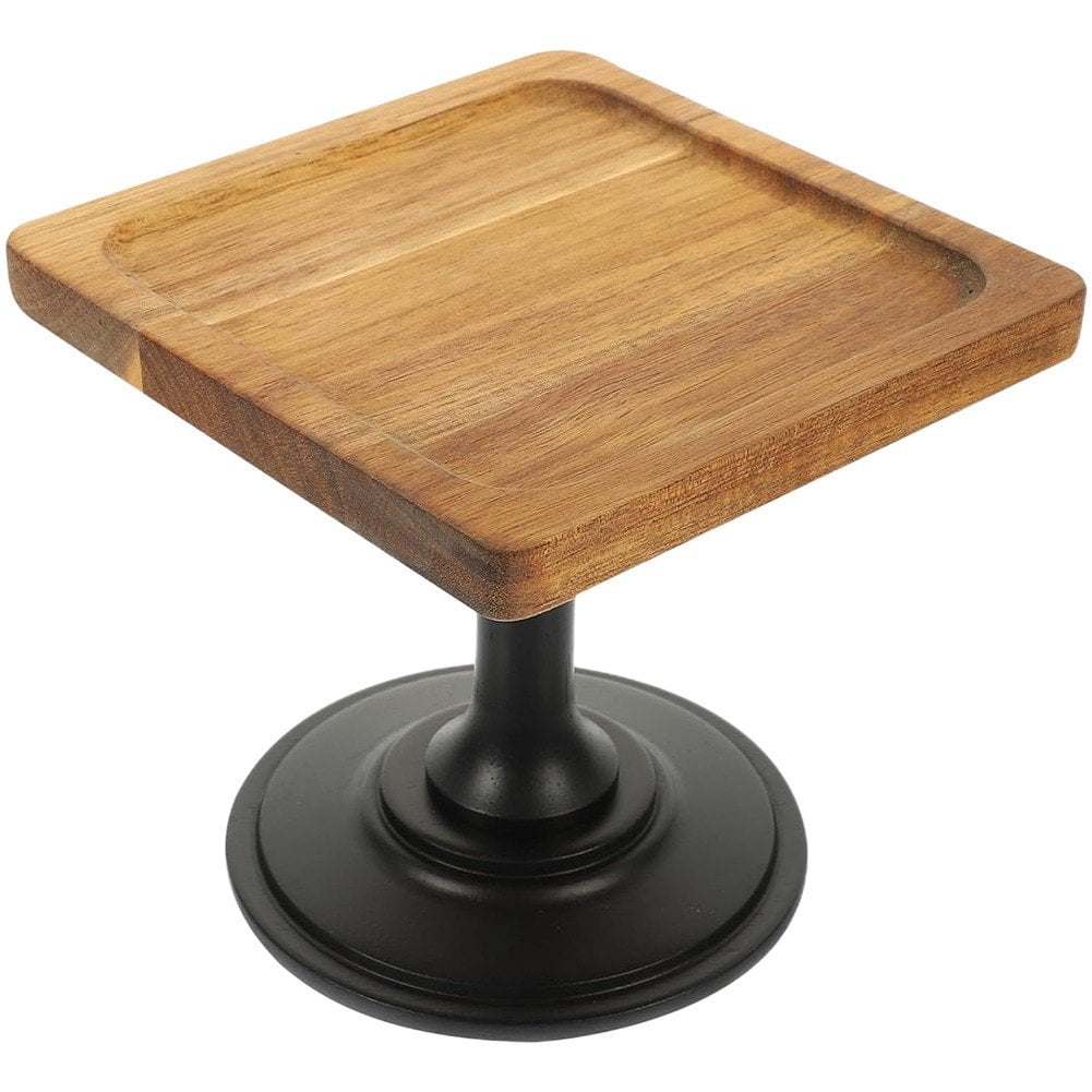 Wooden Cake Stand 15cm Rustic Dessert Display Stand Afternoon Tea ...