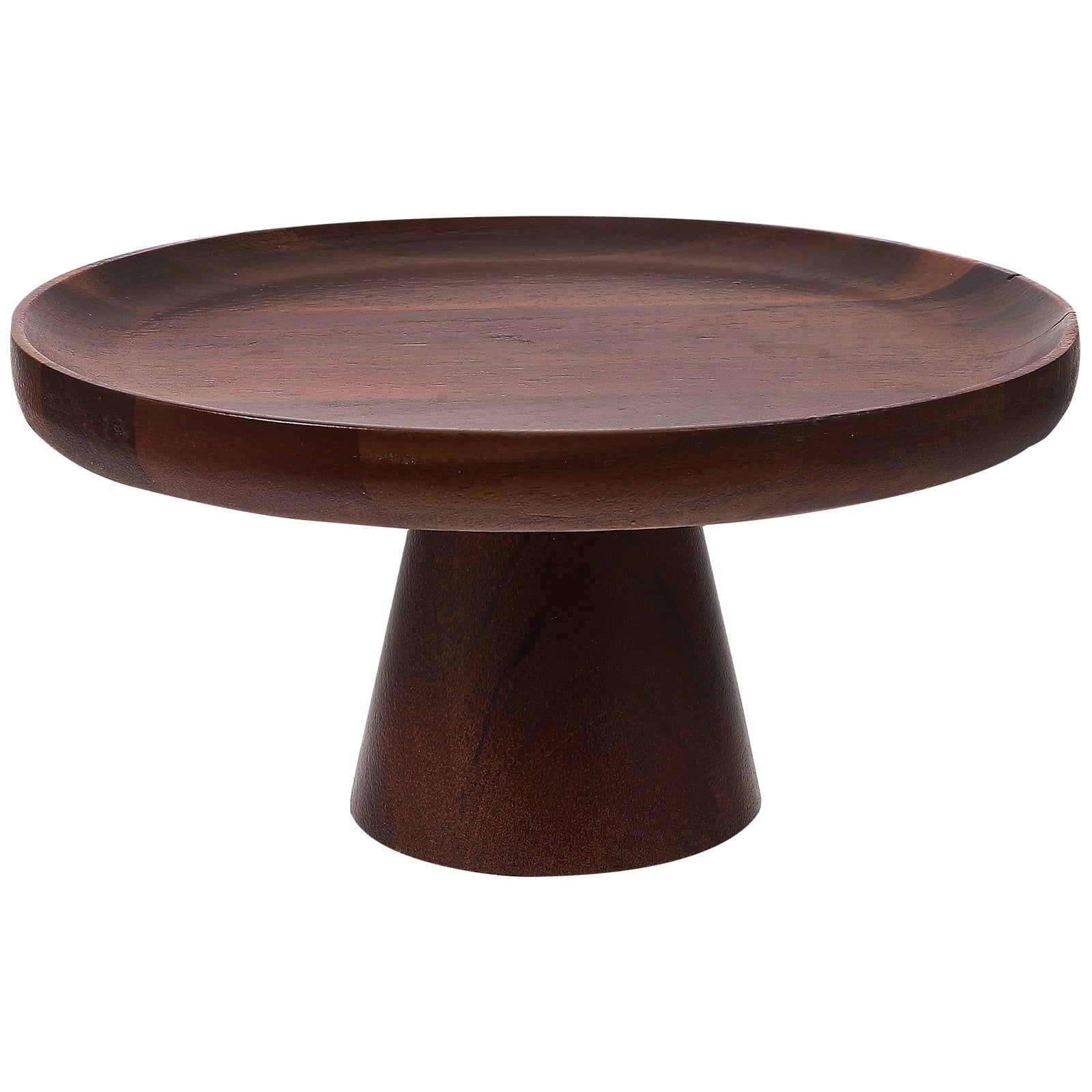 Wooden Cake Stand with Base Acacia Wood Cake Stand Rustic Wooden Cake ...