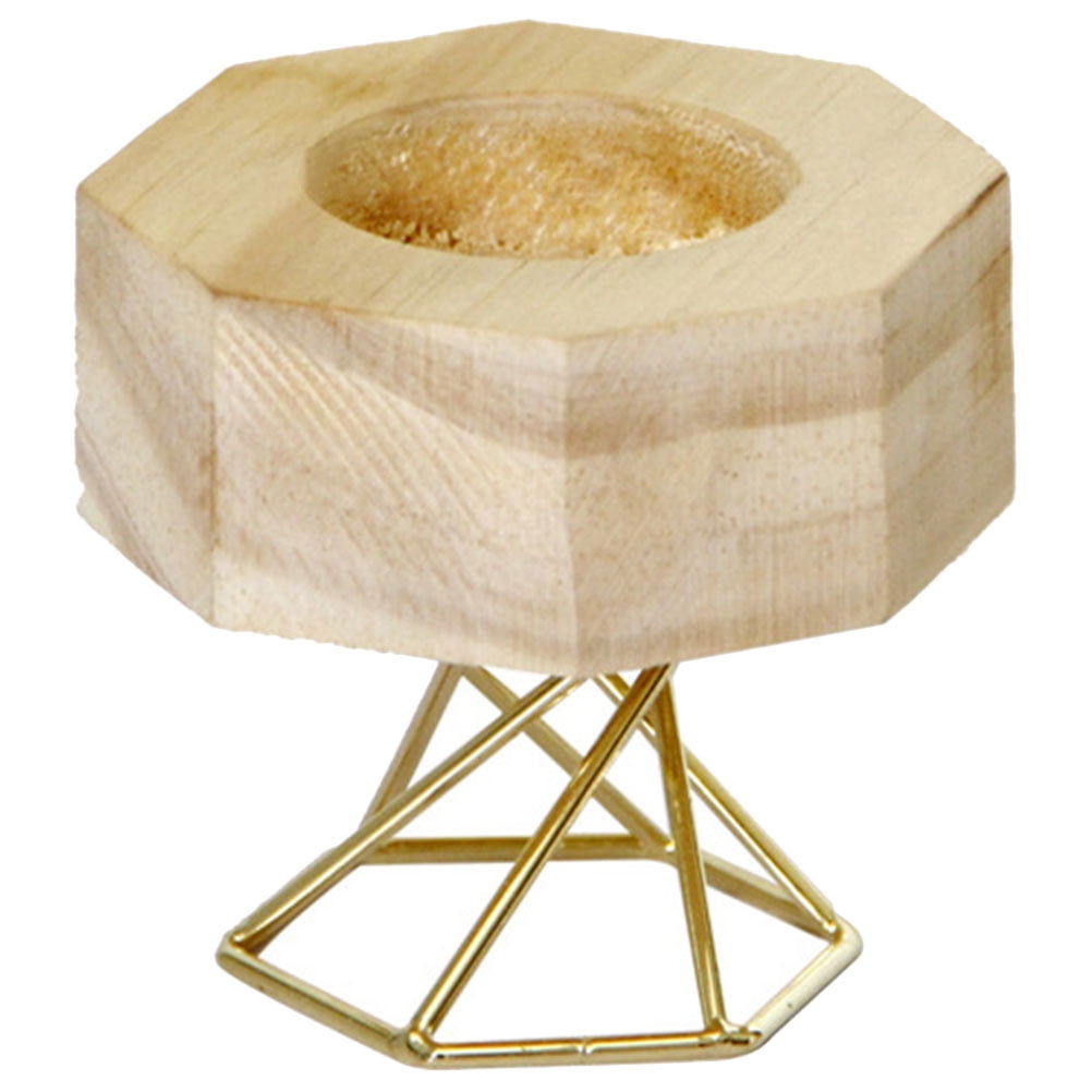 TABLZONE Khaki Wood Candle Holder for Home Use Create Romantic ...