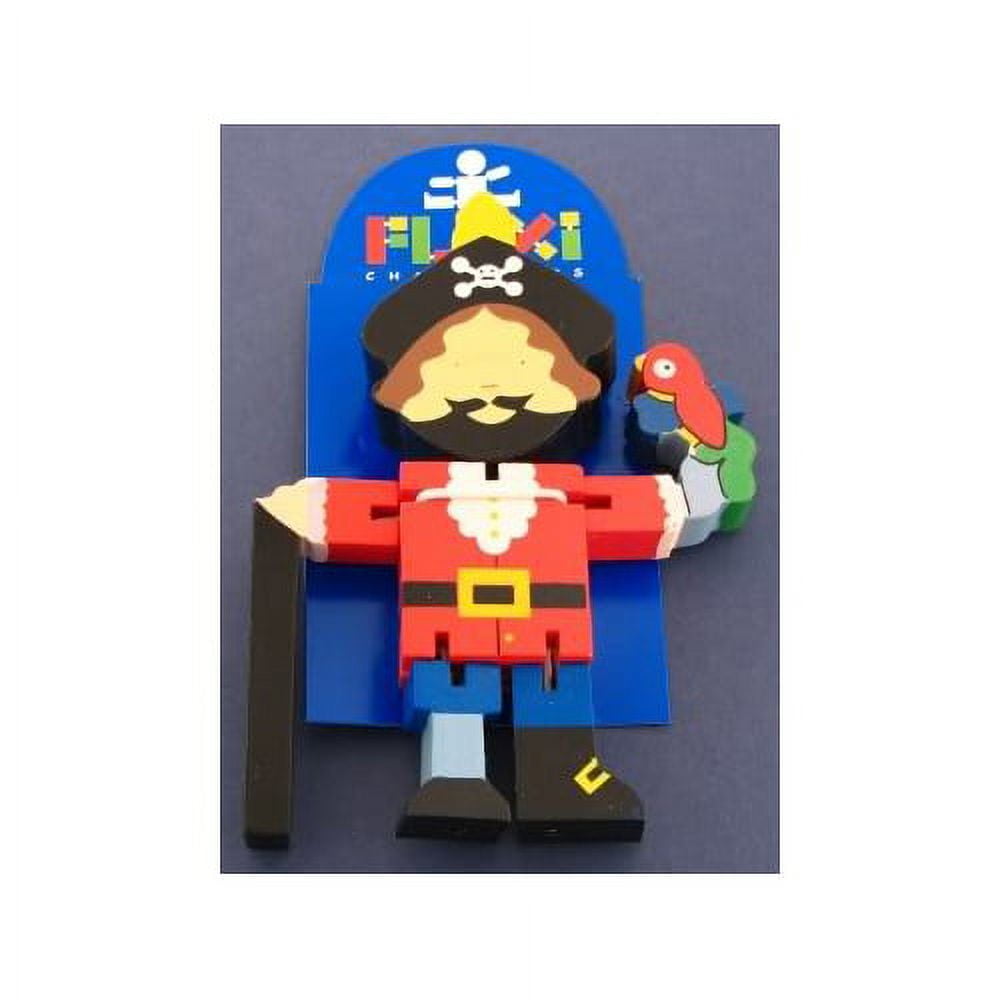 Wooden Captain Blackbeard Flexi by The Toy Workshop - Walmart.com