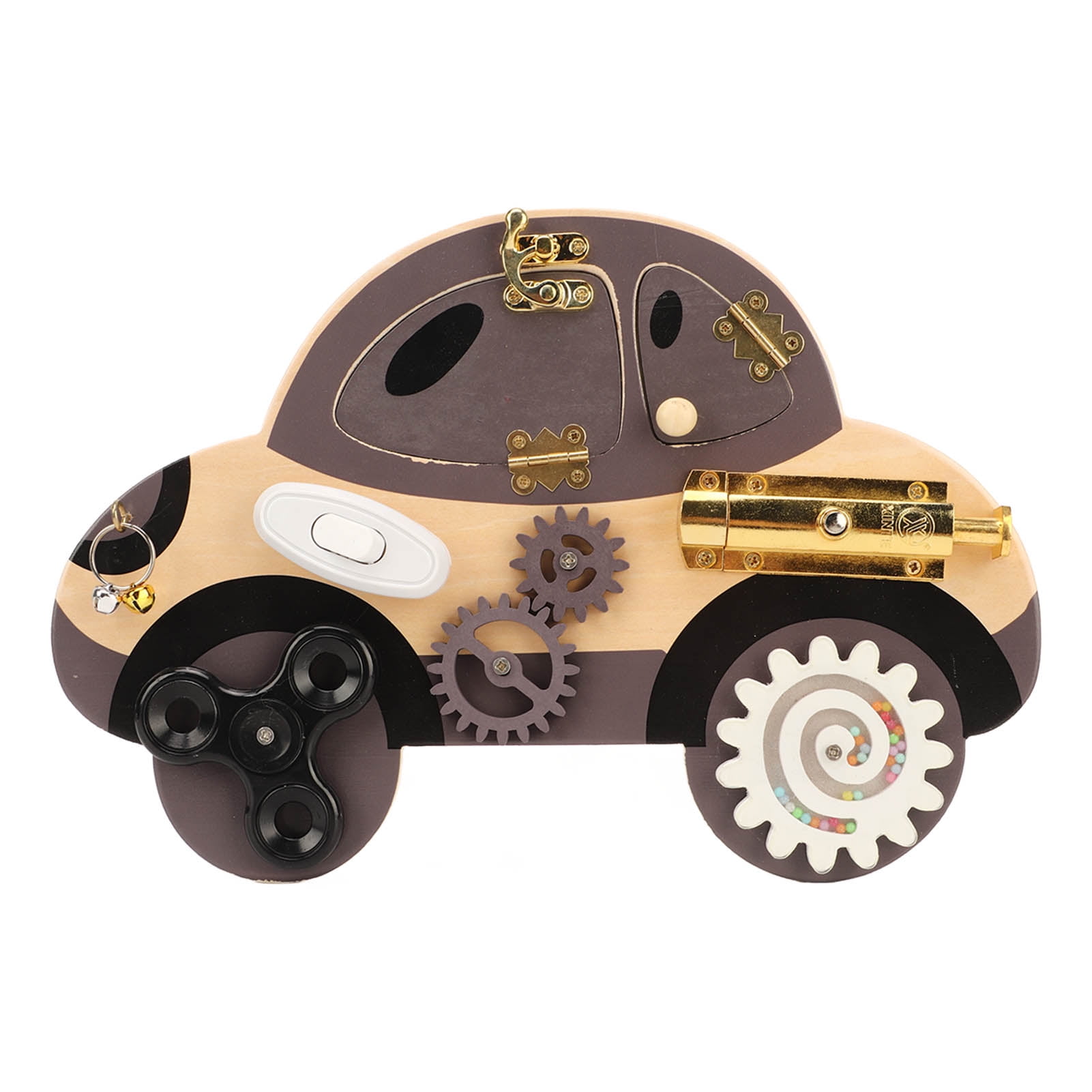 Wooden Car Sensory Toy Interesting Educational 8 Playing Ways ...