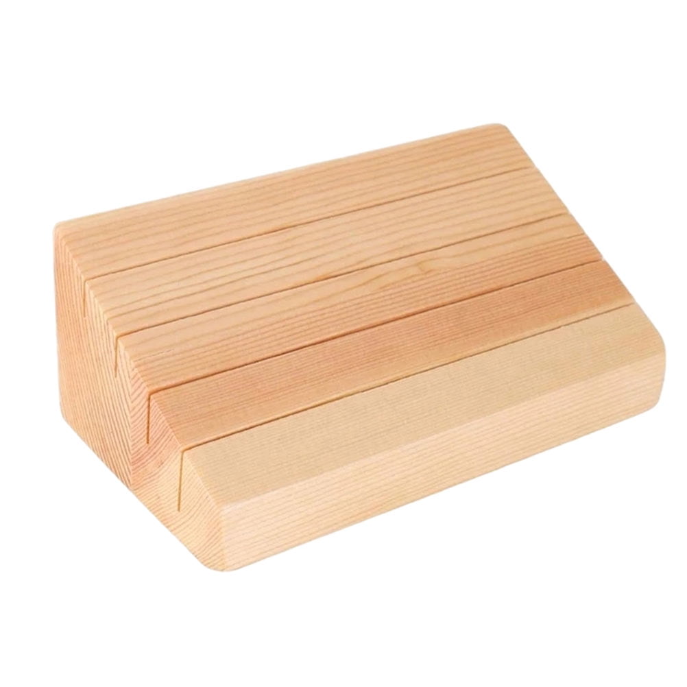 IMIKEYA Wooden Cards Game Stand for Displaying Holder Beige Synthetic ...