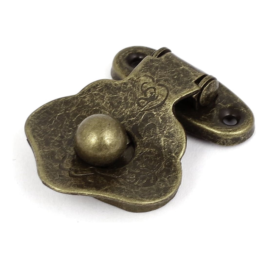 Wooden Case Chest Box Ball Catch Clasp Hasp Latch Bronze Tone - Walmart.com