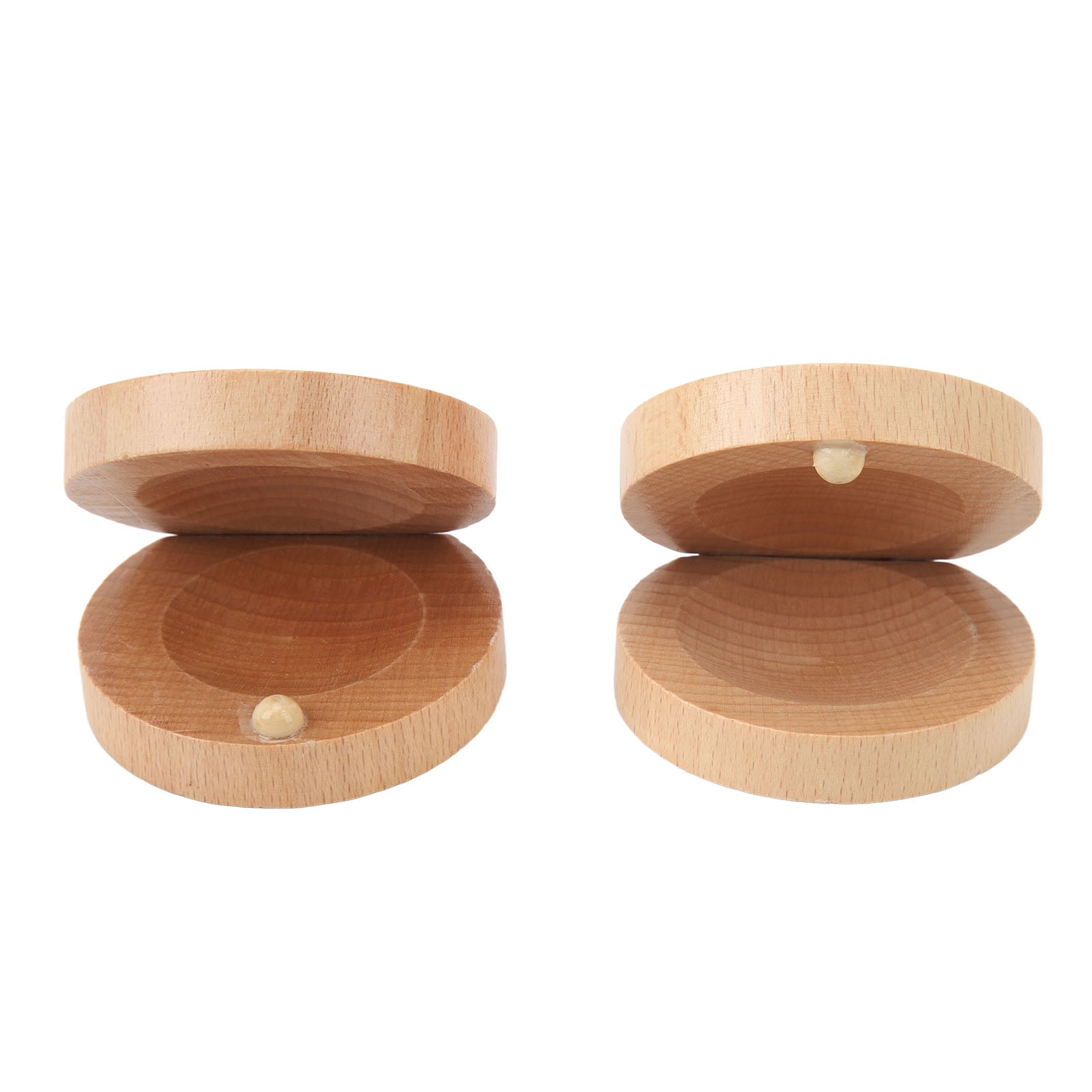 Wooden Castanets for Kids, Educational Percussion Instrument, 1 Pair of ...