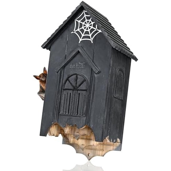 Wooden Castle Bat House with Gatehouse/Tower/Curtain Wall Design, Large ...
