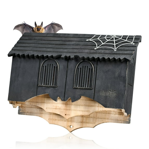 Wooden Castle Bat House With Gatehouse/Tower/Curtain Wall Design, Large ...