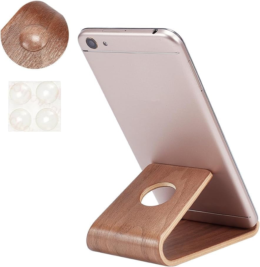 Wooden Cell Phone Stand Wood Mobile Phone Holders Universal Desktop ...