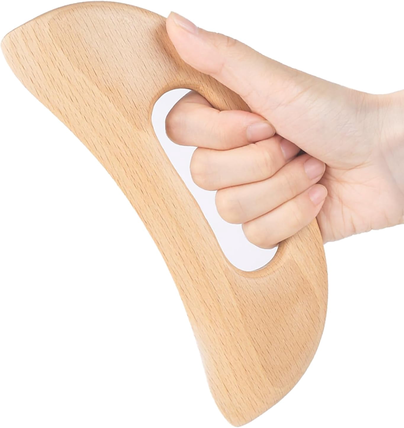 Wooden Cellulite Massager, Body Guasha Tool Wooden Guasha Tool for Body ...