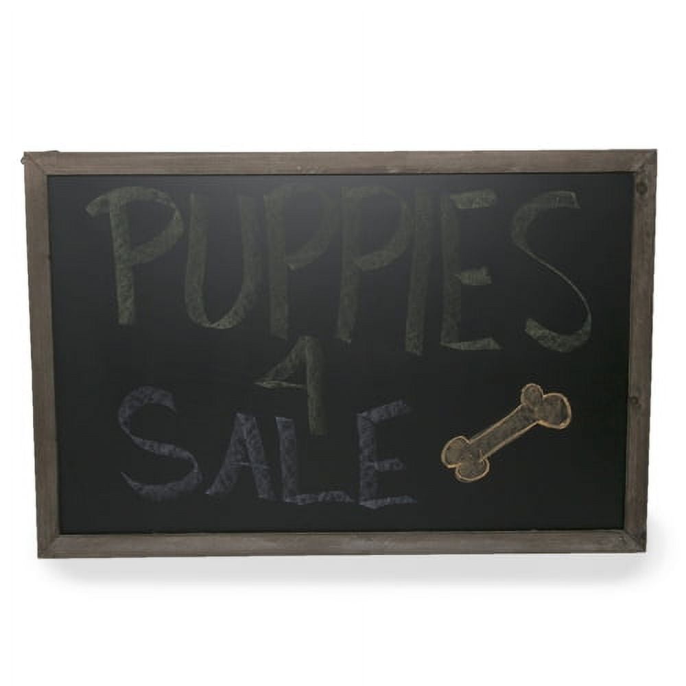 Wooden Chalkboard Display Sign for Wall - Extra Large 24in - Walmart.com