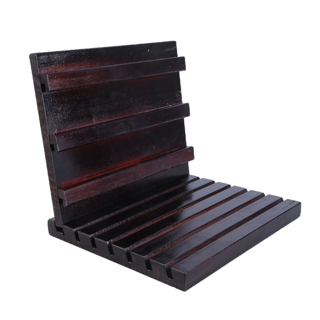 Wooden Challenge Coin Display Stand Multi Rows Desktop Coin Holder ...