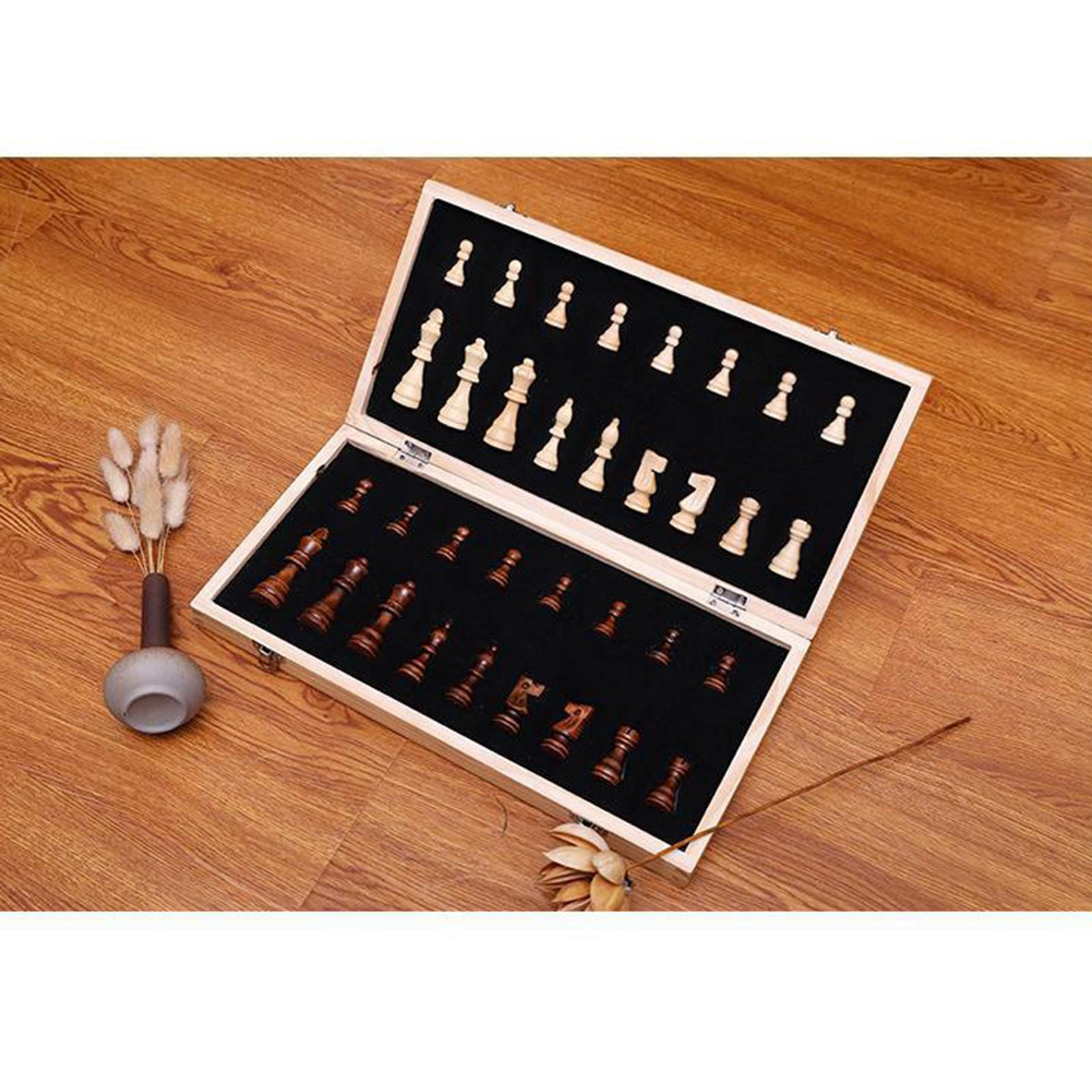 Wooden Chess Board Board Game Inch Family Game Chess - Walmart.com