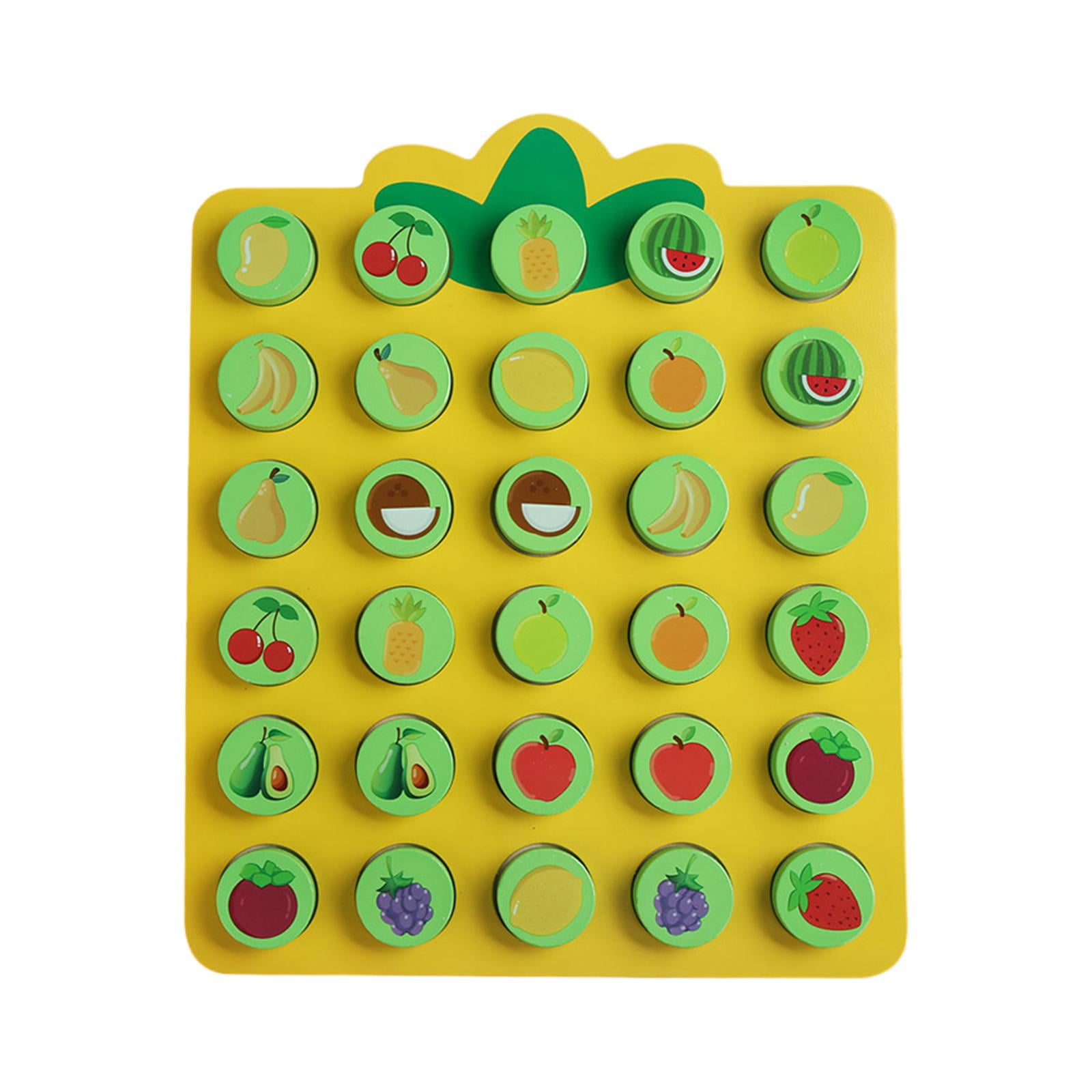 Wooden Chess Board Game Memory Matching Chess Game Logical Gifts ...