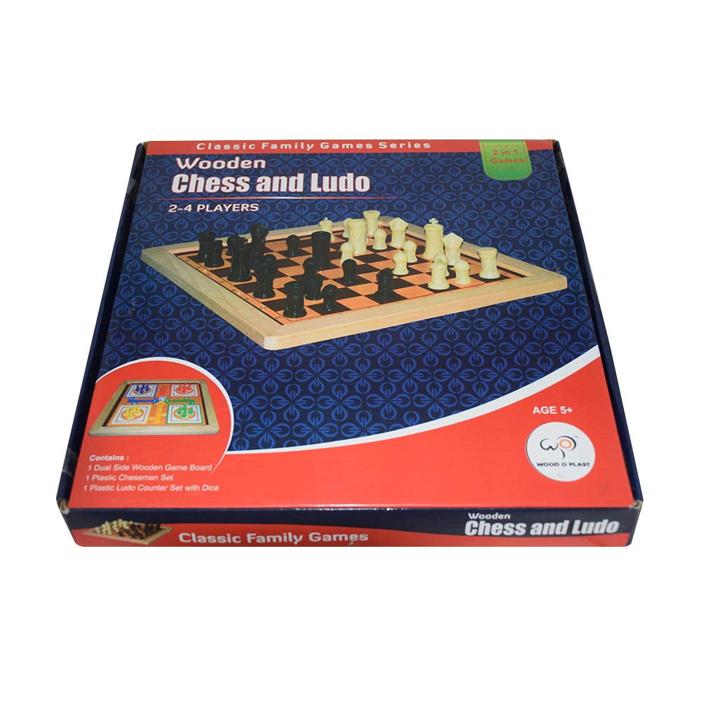 Wooden Chess & Ludo, Classic Family Games | Bring Your Whole Family And ...