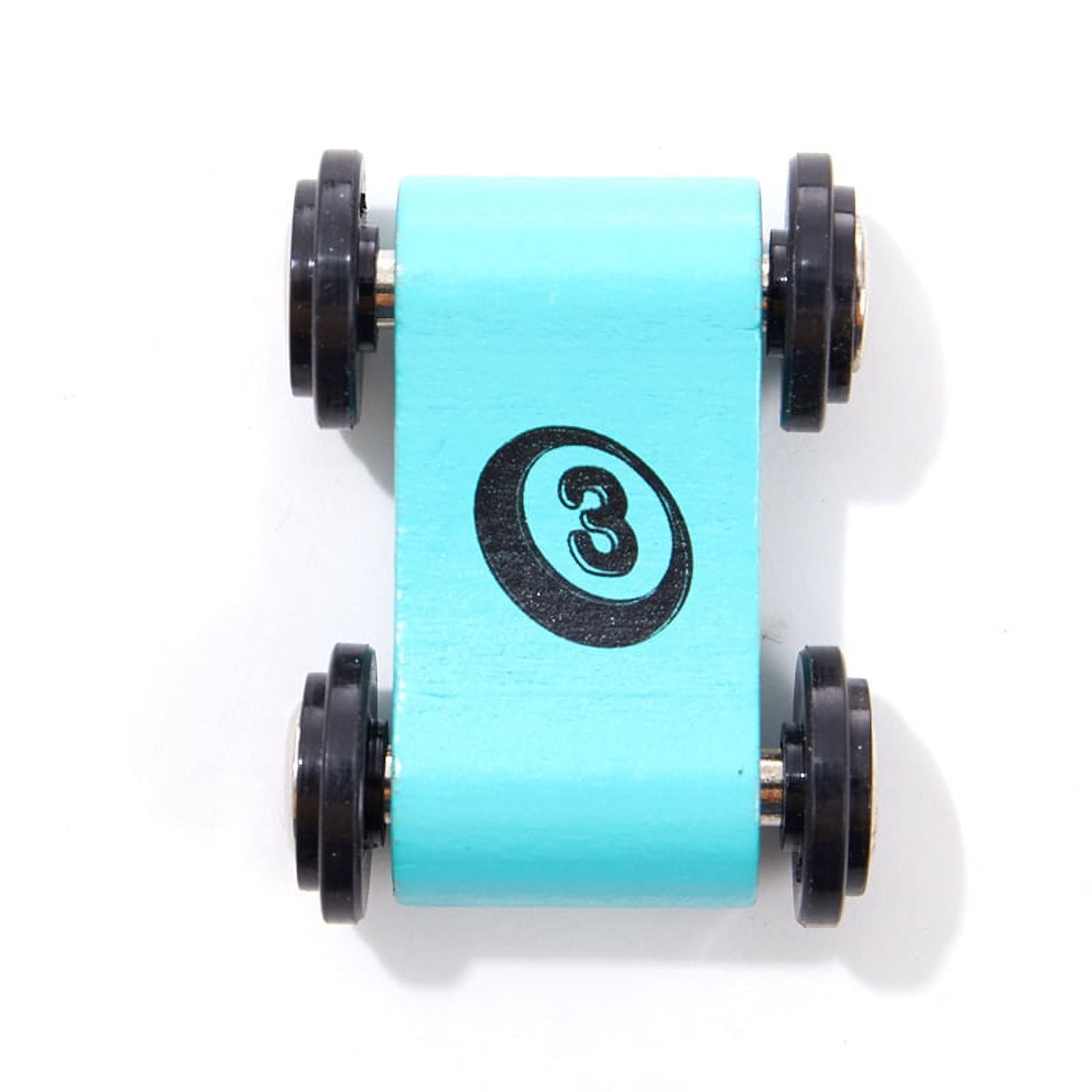 Wooden Children's Slide Car Trolley Track Slide Inertia Pull Back ...