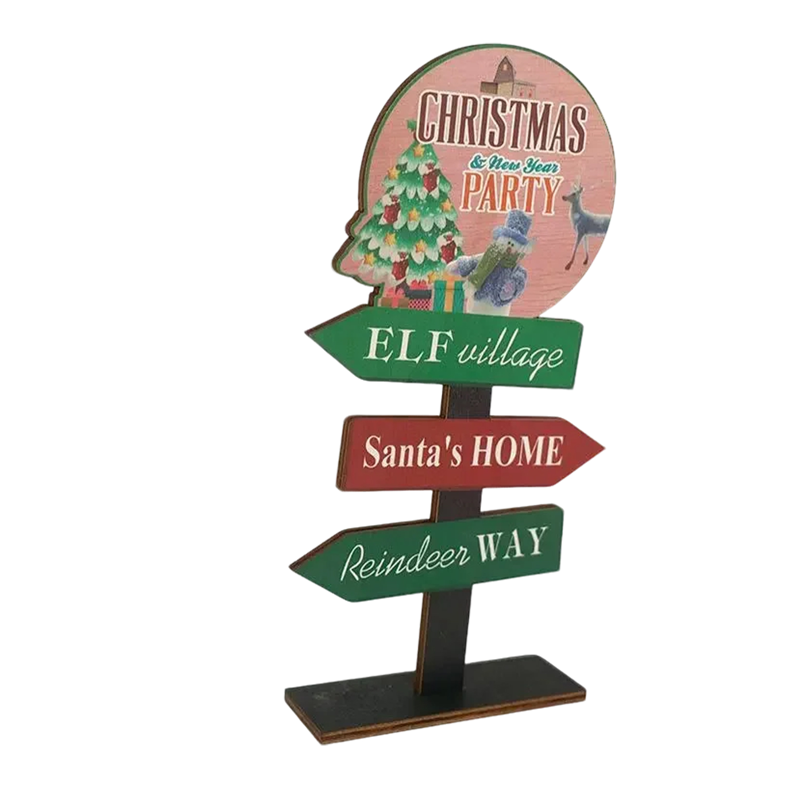 Wooden Christmas Centerpiece Signs, Wooden Gnome Table Decorations ...