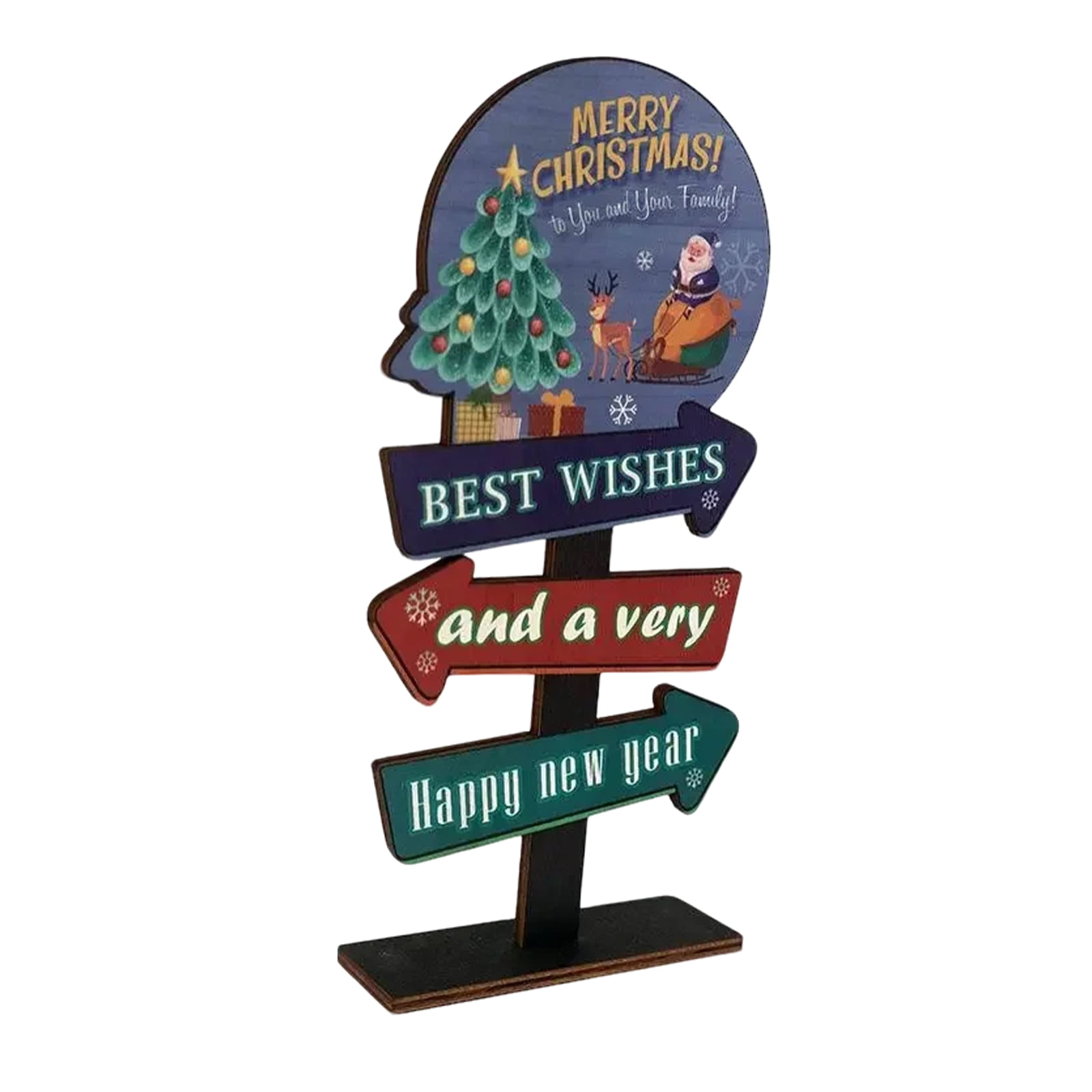 Wooden Christmas Centerpiece Signs, Wooden Gnome Table Decorations ...