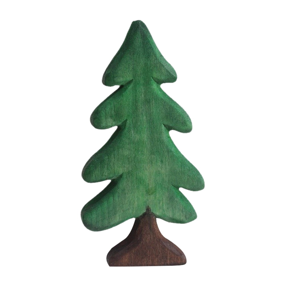 Wooden Christmas Tree Signs Unique Handcrafted Mini Tabletop ...