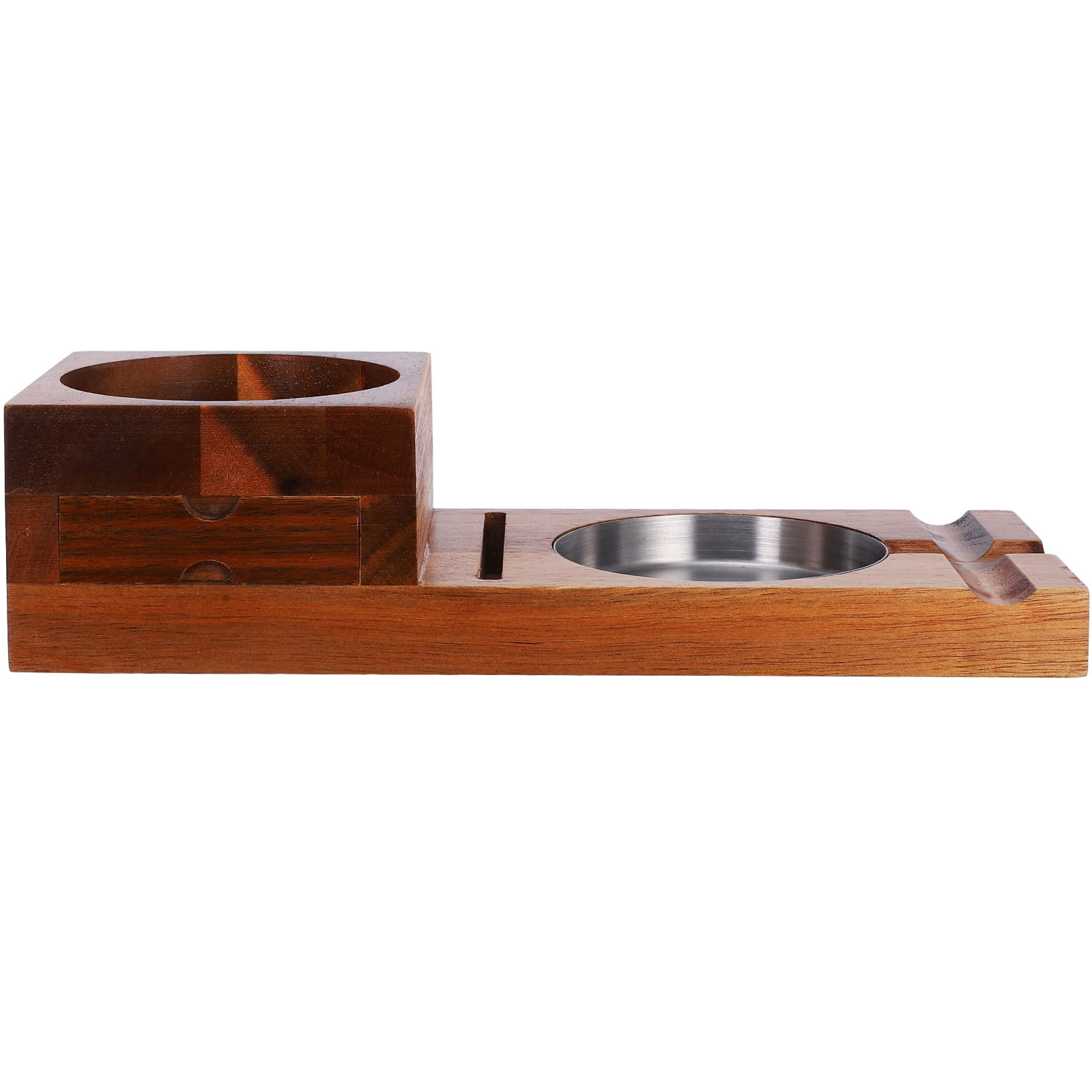 Wooden Cigar Ashtray And Whiskey Glass Holder Whiskey Glass Tray And ...