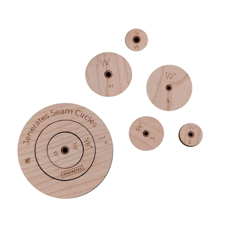 Wooden Circle Quilting Template Toos Set Seam Admission Marker Seam ...