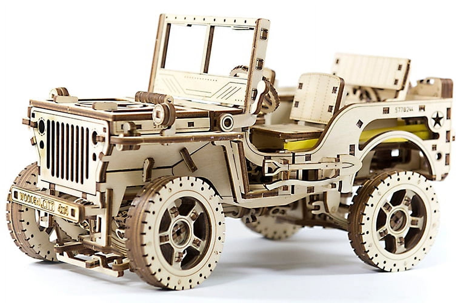 Wooden City® 4X4 Kinetic Laser Cut Model Kit - Walmart.com