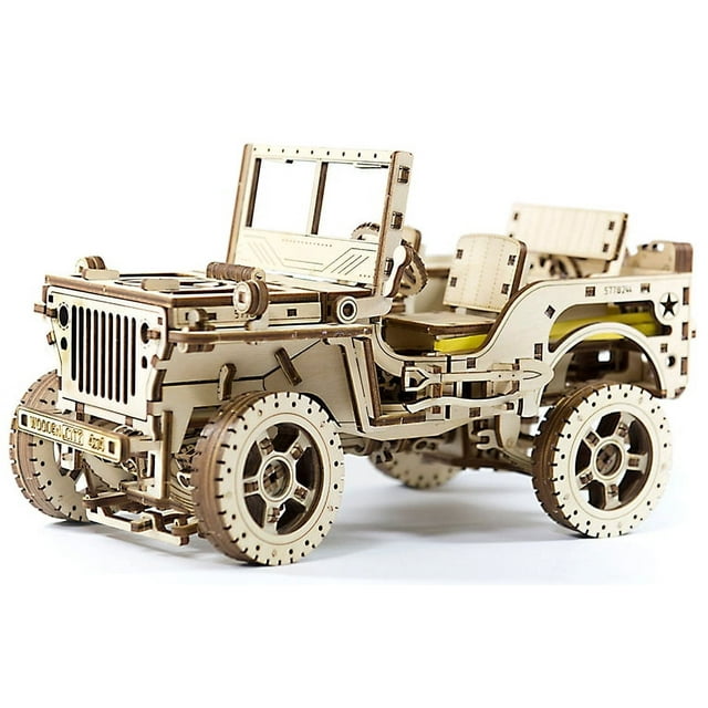 Wooden City® 4X4 Kinetic Laser Cut Model Kit - Walmart.com