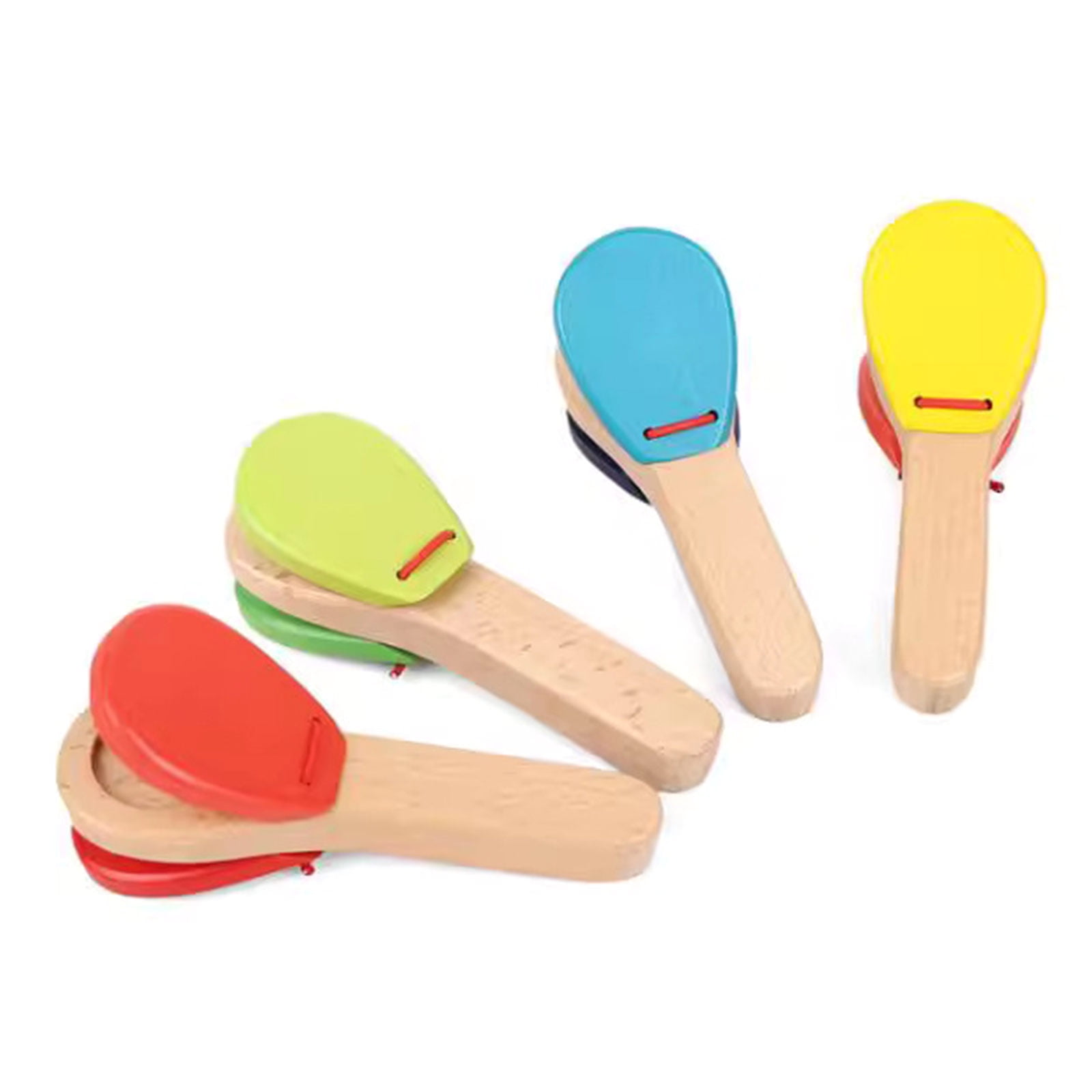 Wooden Clapper Castanets Musical Instrument Educational Percussion ...