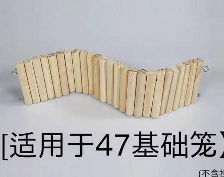 Wooden Climbing Ladder Hamster Resting Ladder Toy Flexible Wooden ...
