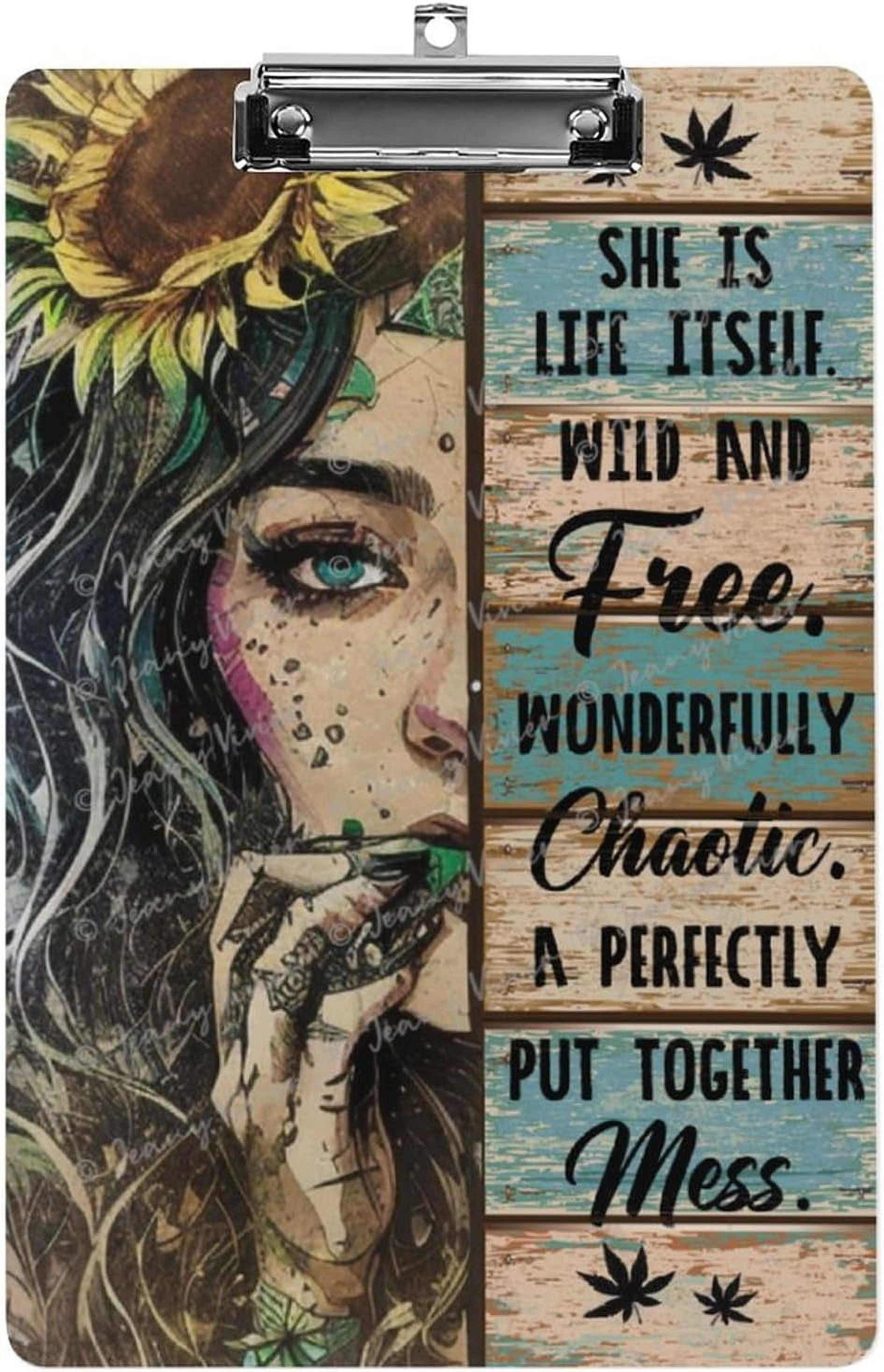 Wooden Clipboard Decorative Office School Hardboard Wood Nursing Clip ...