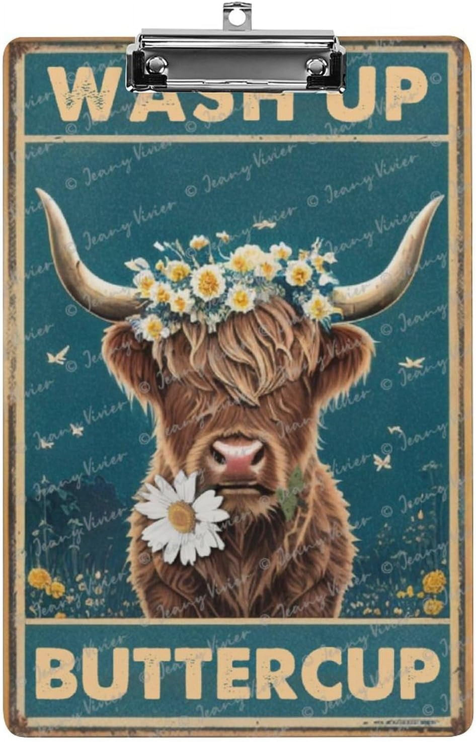 Wooden Clipboards with Low Profile Clip - Cute Clipboard, Classic ...