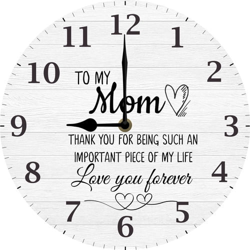 Wooden Clock Gifts for Mom from Daughter Son - Best Mom Ever Gifts ...