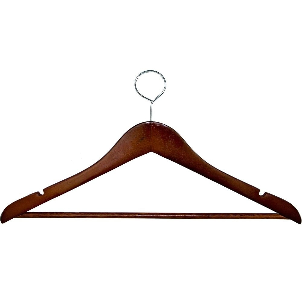 Wooden Closed Loop Security Hangers for Hotels and Hospitality, High ...