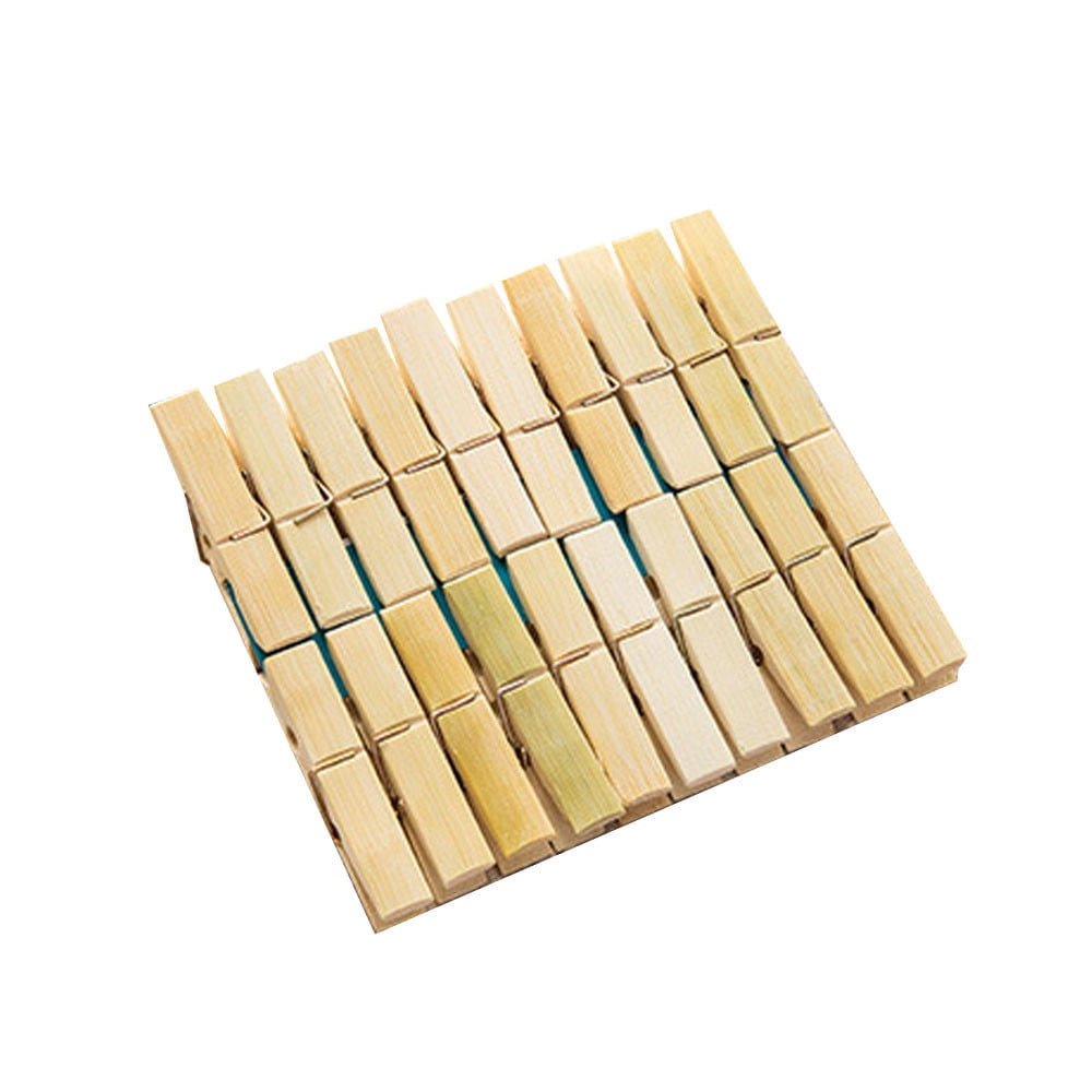 Wooden Clothes Line Airer Dryer Hanging Rack 20 Clip Indoor Outdoor ...