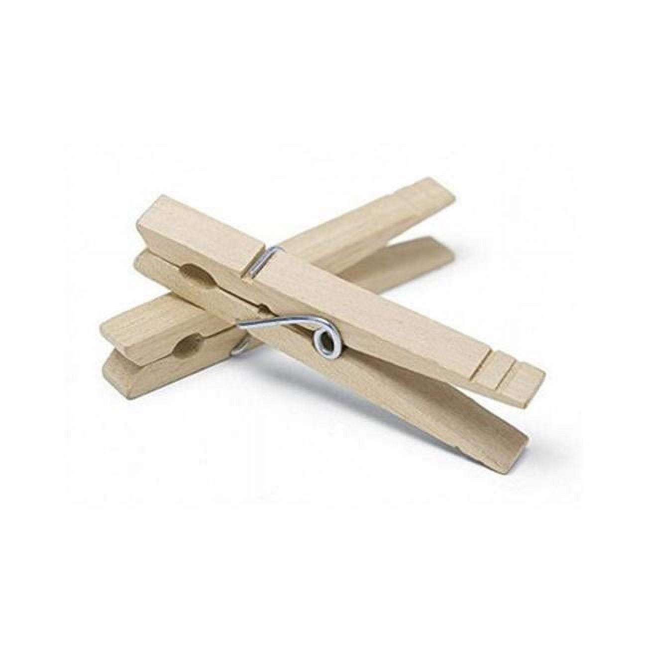 Wooden Clothespin - Set of 50 - Pack of 12 - Walmart.com
