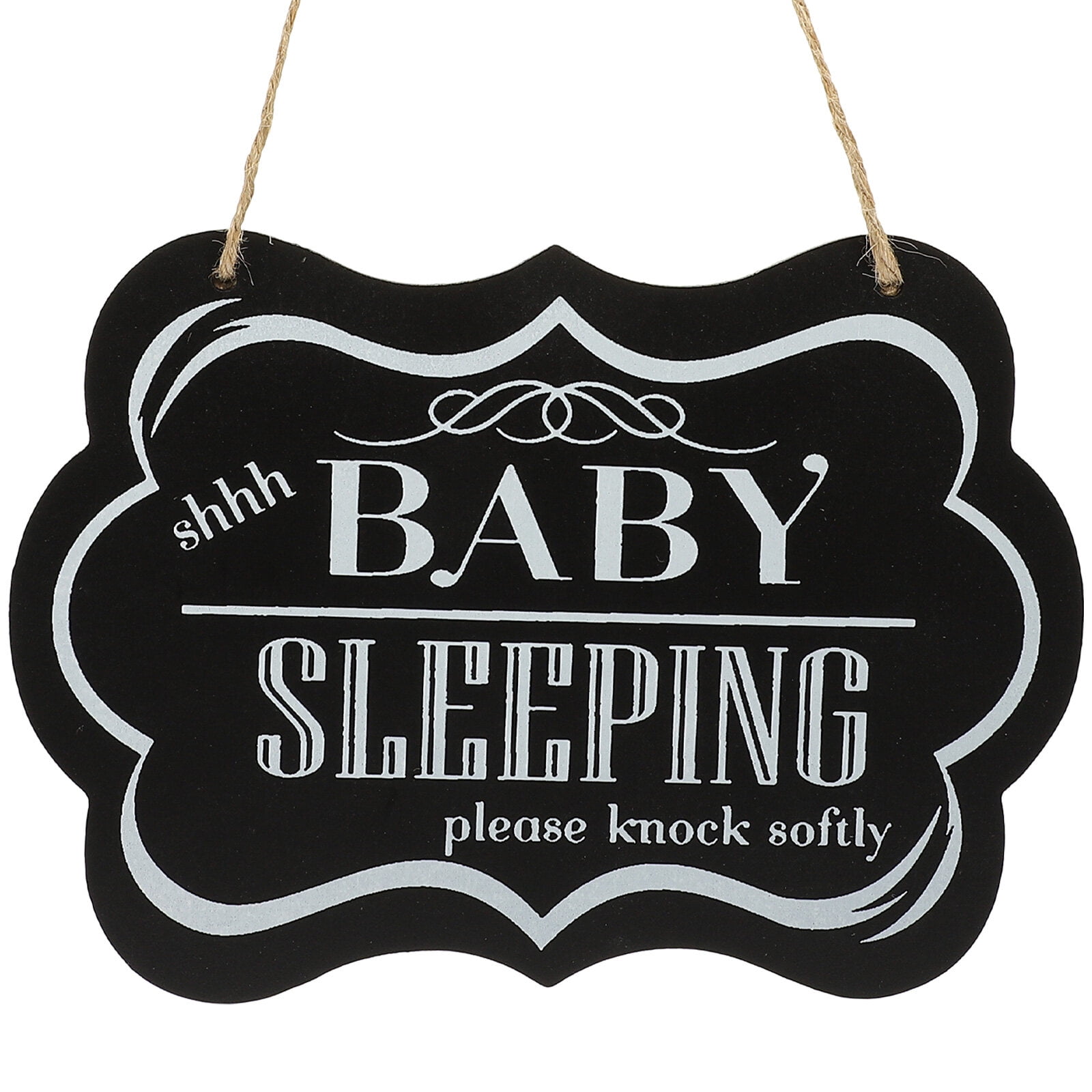 Wooden Cloud Sign shhh BABY SLEEPING Please Knock Softly Sign for ...