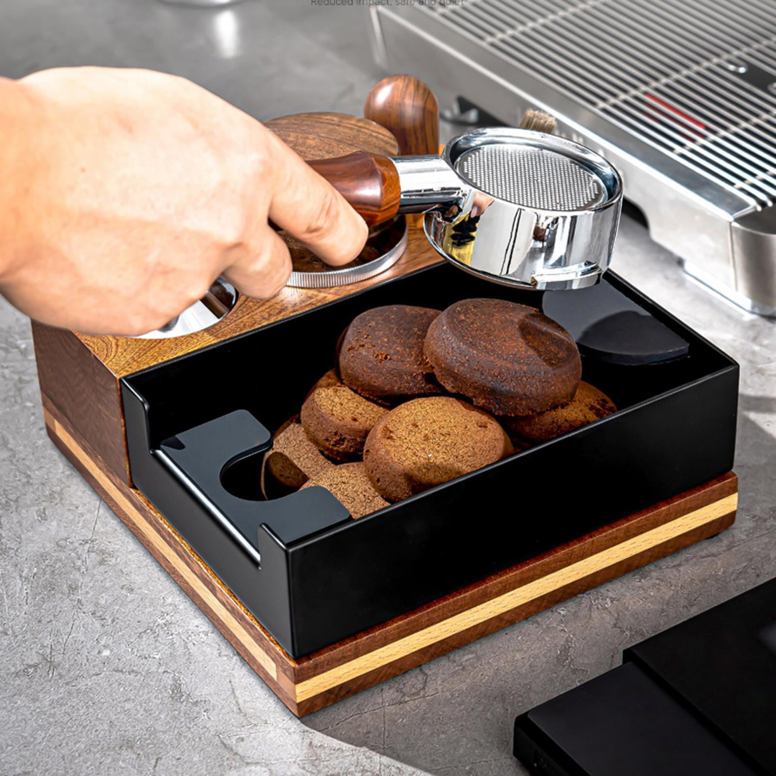 Wooden Coffee Station, Multifunctional Knock Box, Detachable Design ...