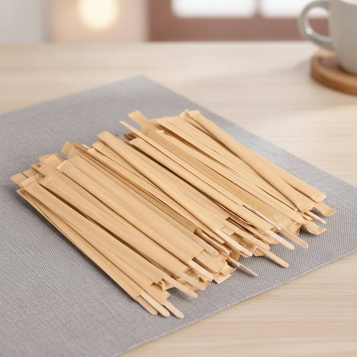 Wooden Coffee Stirrers (500 Count) - Heavy Duty Birch Wood Stir Sticks ...