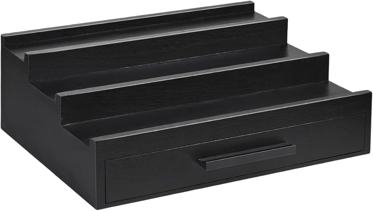 Wooden Cologne Organizer for Men, 3 Tier Elevated Cologne Display Shelf ...